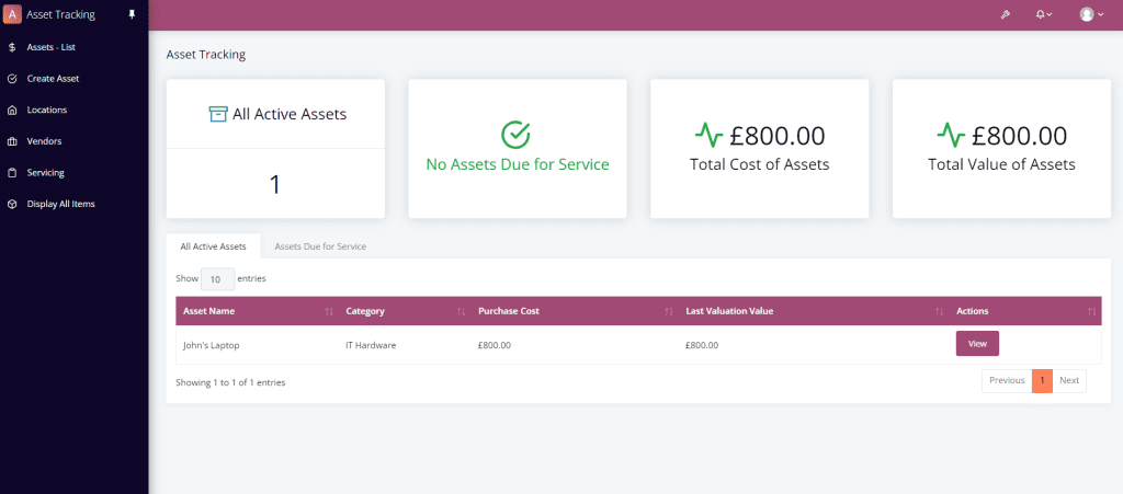 Asset Tracking Software - CORE Software