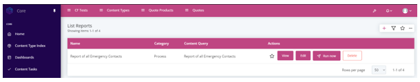 How can I run reports from my data?