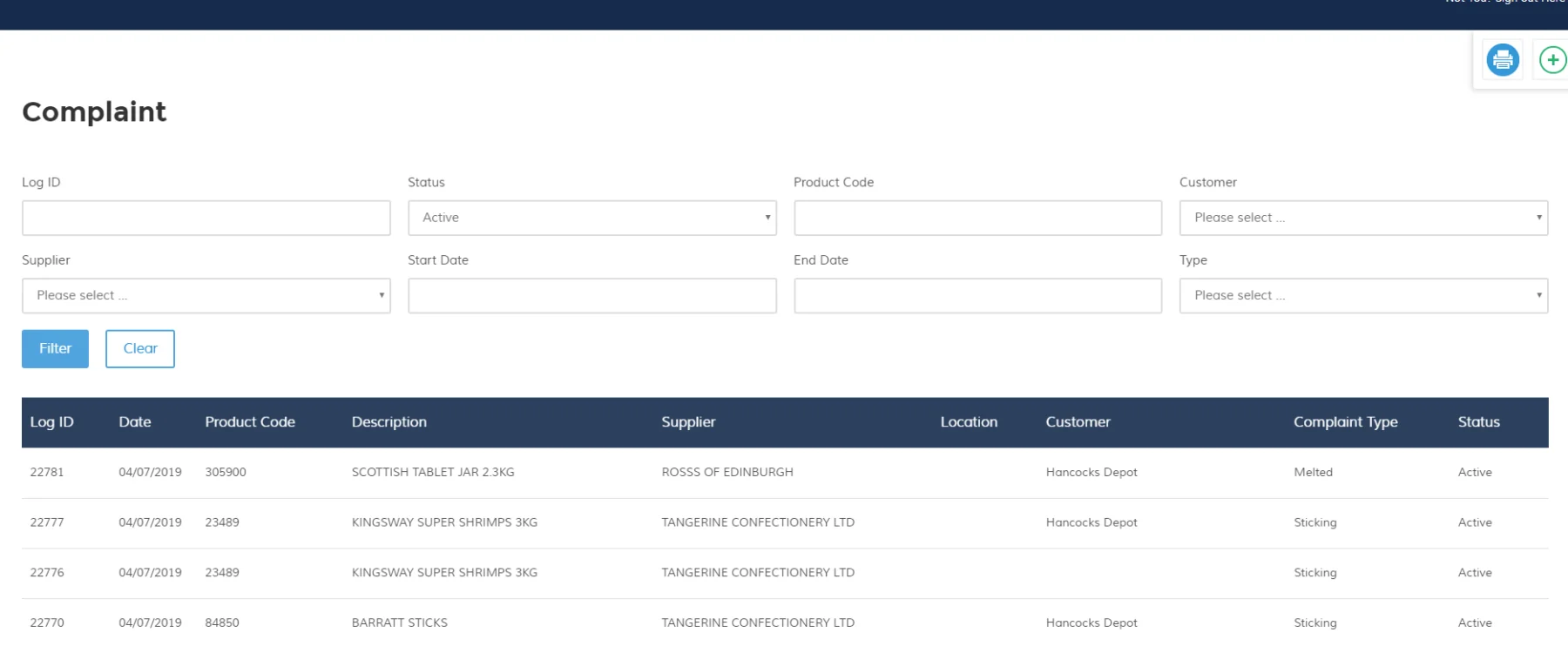 Complaints Management Tool - CORE Software